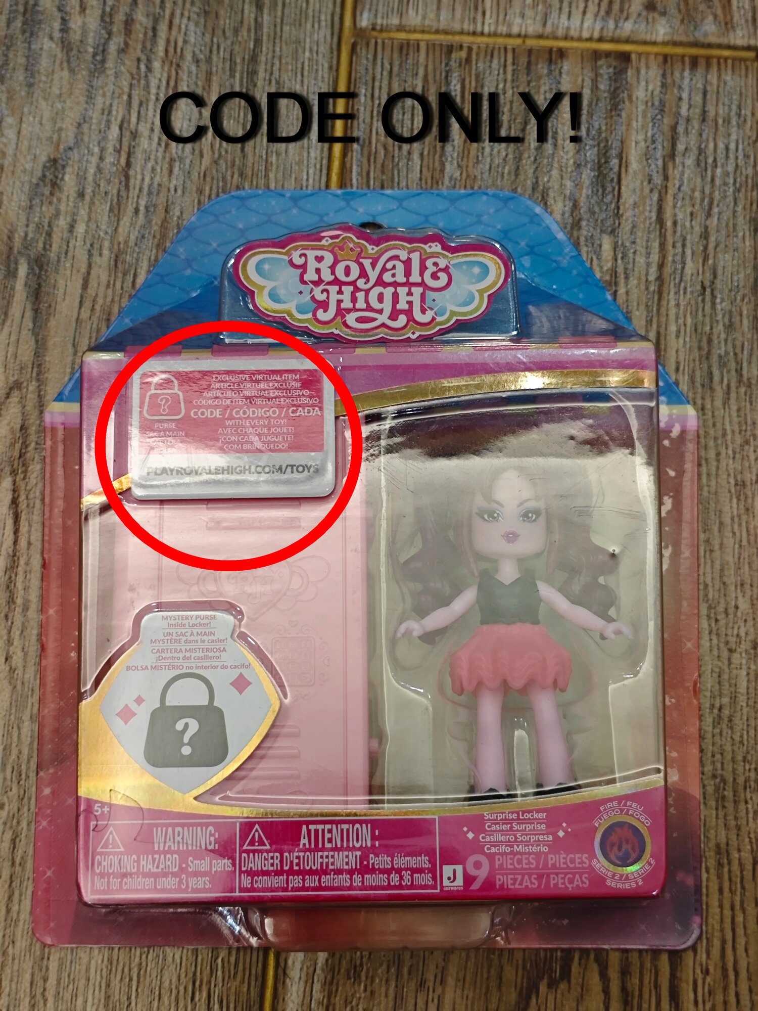 Royale High Surprise Locker, Розовый, Fire - Series 2
