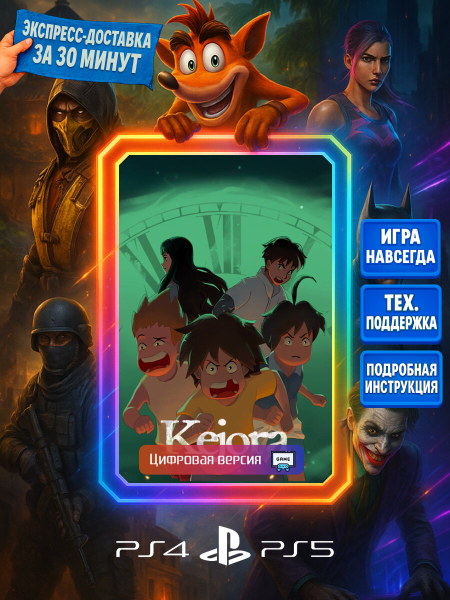 KEJORA PS4/PS5 | Моментальная доставка | Английский язык | Графические приключения