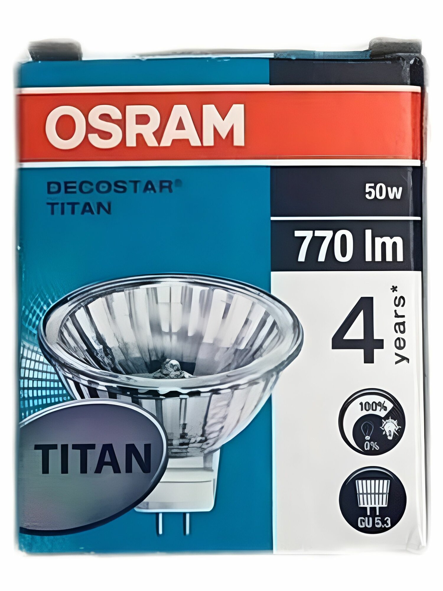 Лампа Osram 46870 WFL GU5,3 12V 50W Titan
