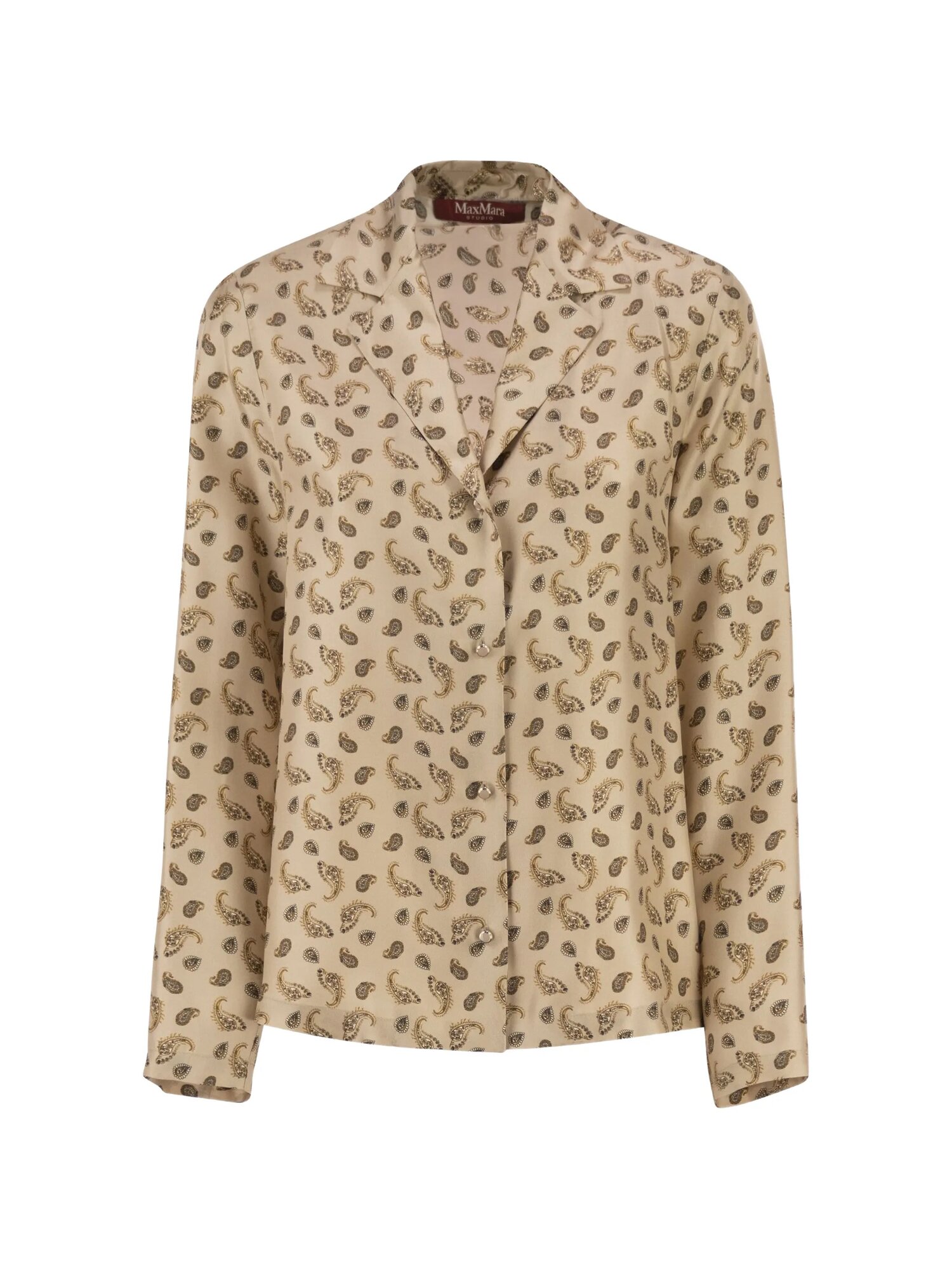 Рубашка Paisley-print silk shirt