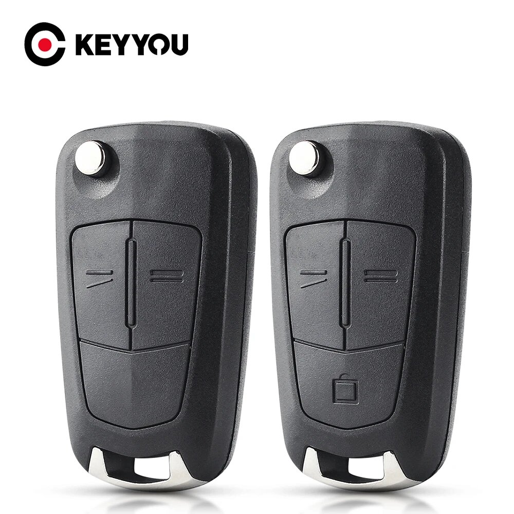 Чехол для ключа Opel/Vauxhall, 3 кнопки, черный, HU100