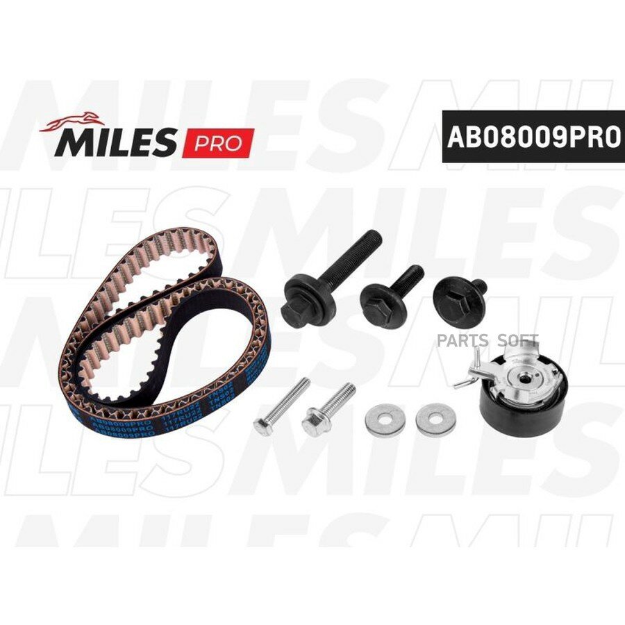 MILES AB08009PRO Комплект ремня ГРМ FORD/MAZDA/VOLVO 1.2-1.6 01- PRO ()