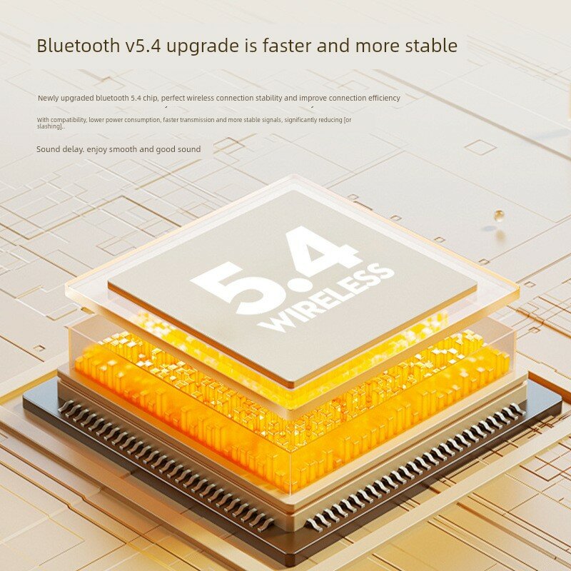 Ультра Эдишн Беспроводные Наушники с Шумоподавлением, Белые, Bluetooth 5.4, Dolby Surround Sound для Спорта и Бега