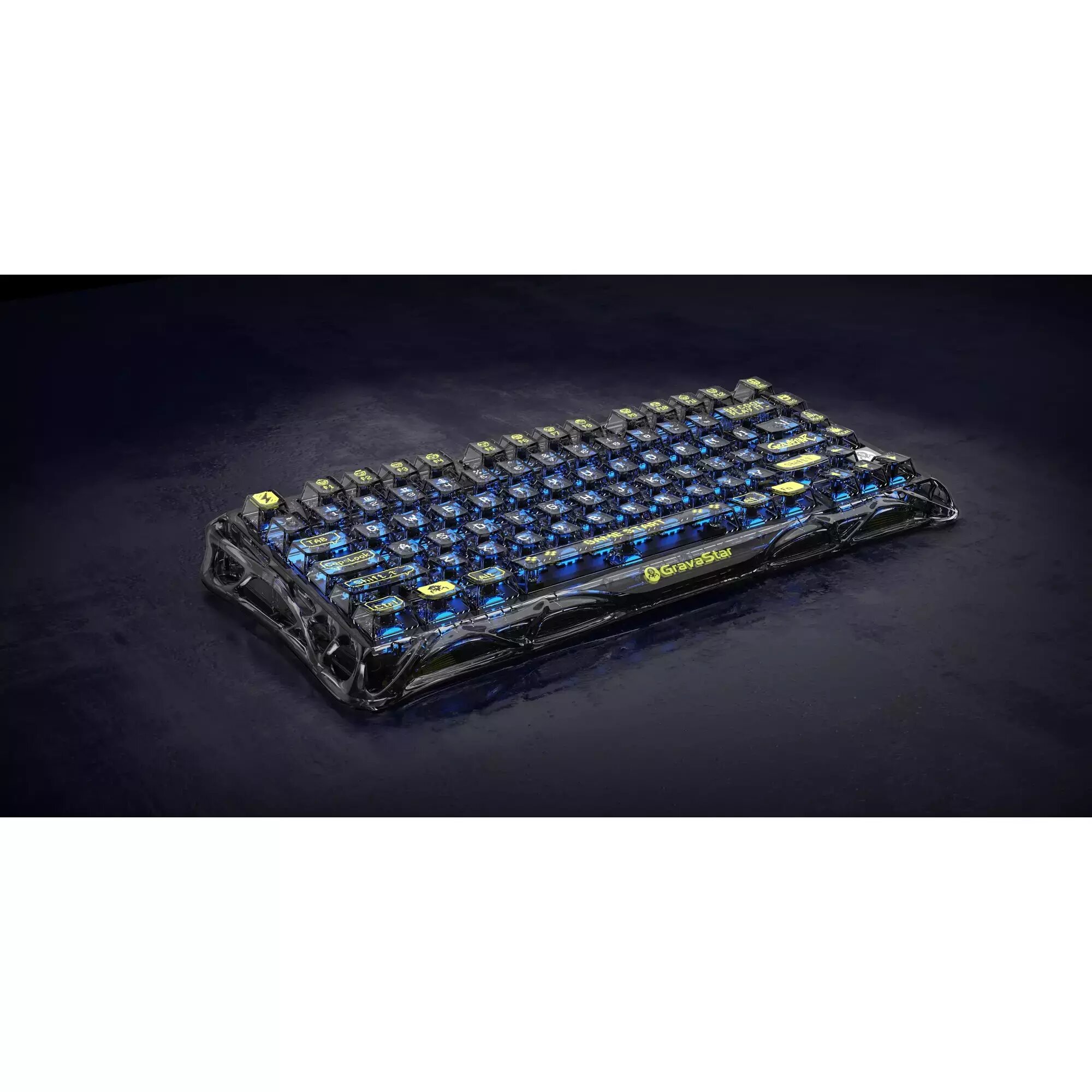Клавиатура игровая GravaStar Mercury K1 Lite XTAL BLK RU