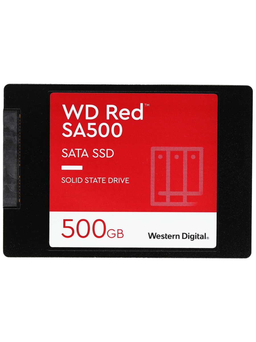 Накопитель SSD WD Red SA500 WDS500G1R0A 500 ГБ, 2.5", SATA III, SATA 560 МБ/с