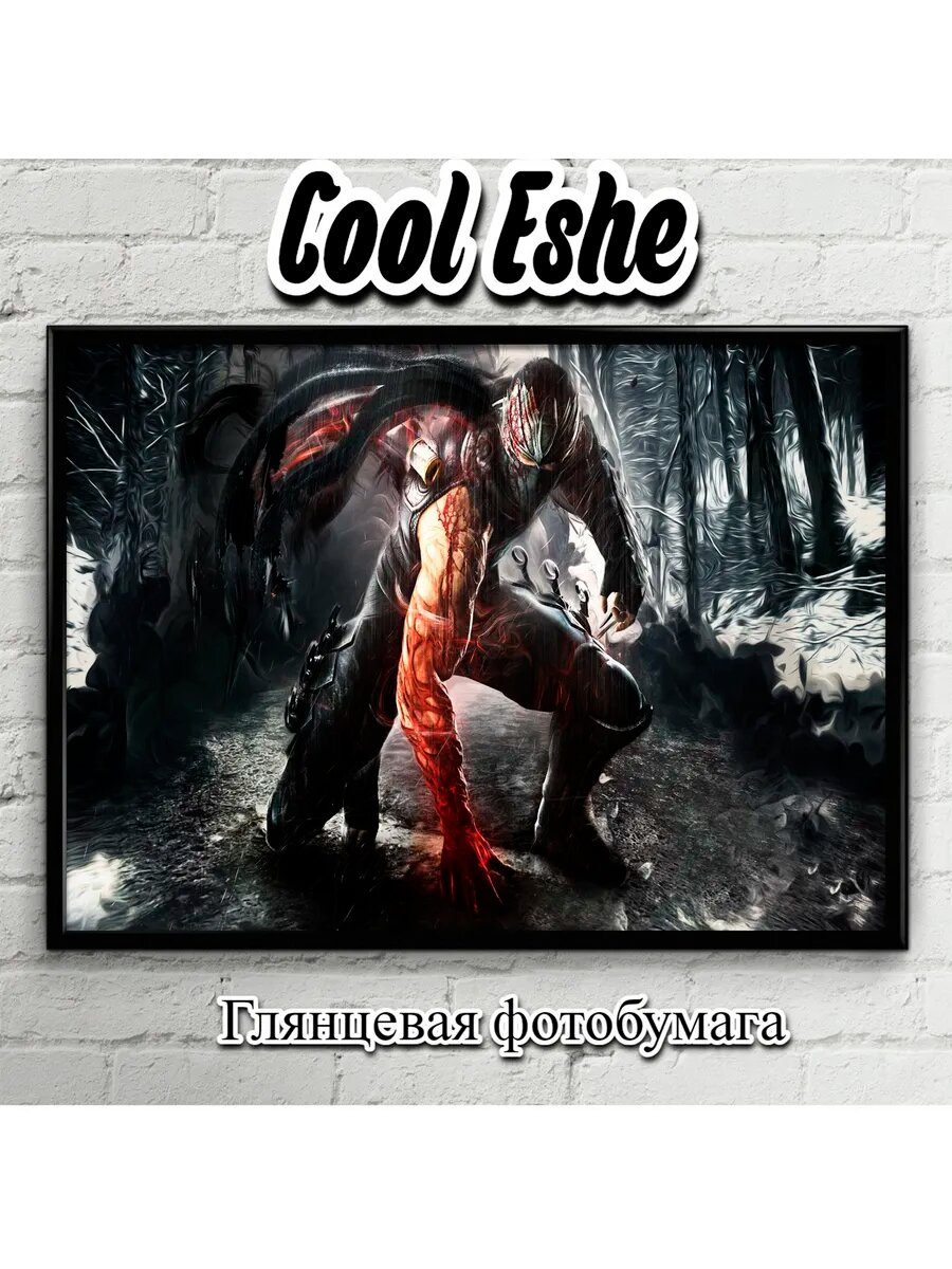 Постер "ryu hayabusa in ninja gaiden 3" из коллекции "Игры" А4