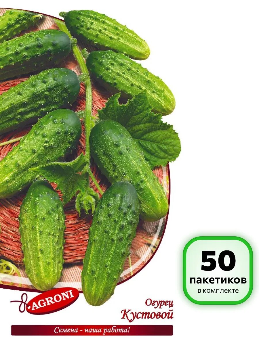 (50 шт.) - Семена Огурец Кустовой (0,5г)
