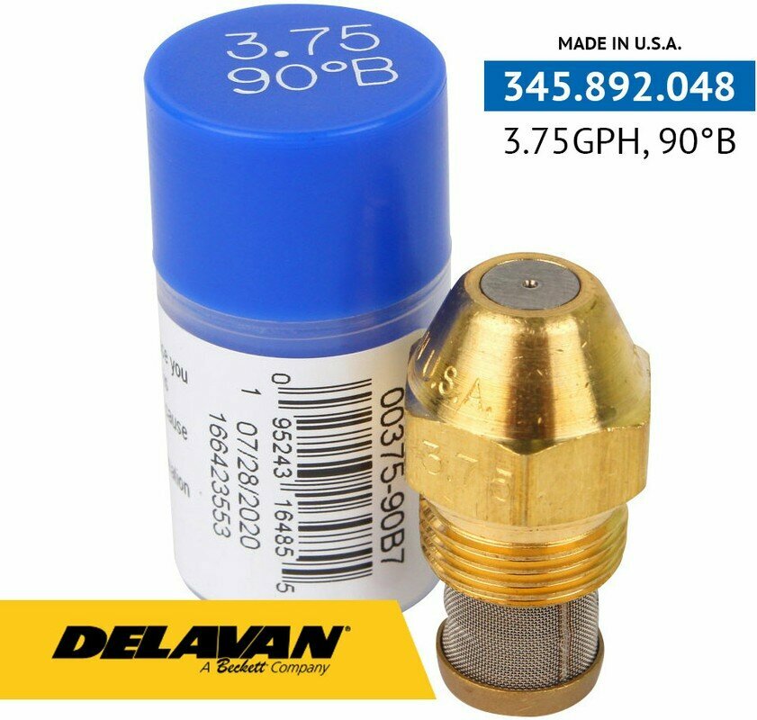 Топливная форсунка Delavan 3.75GPH, 90B (7) 00375-90B7