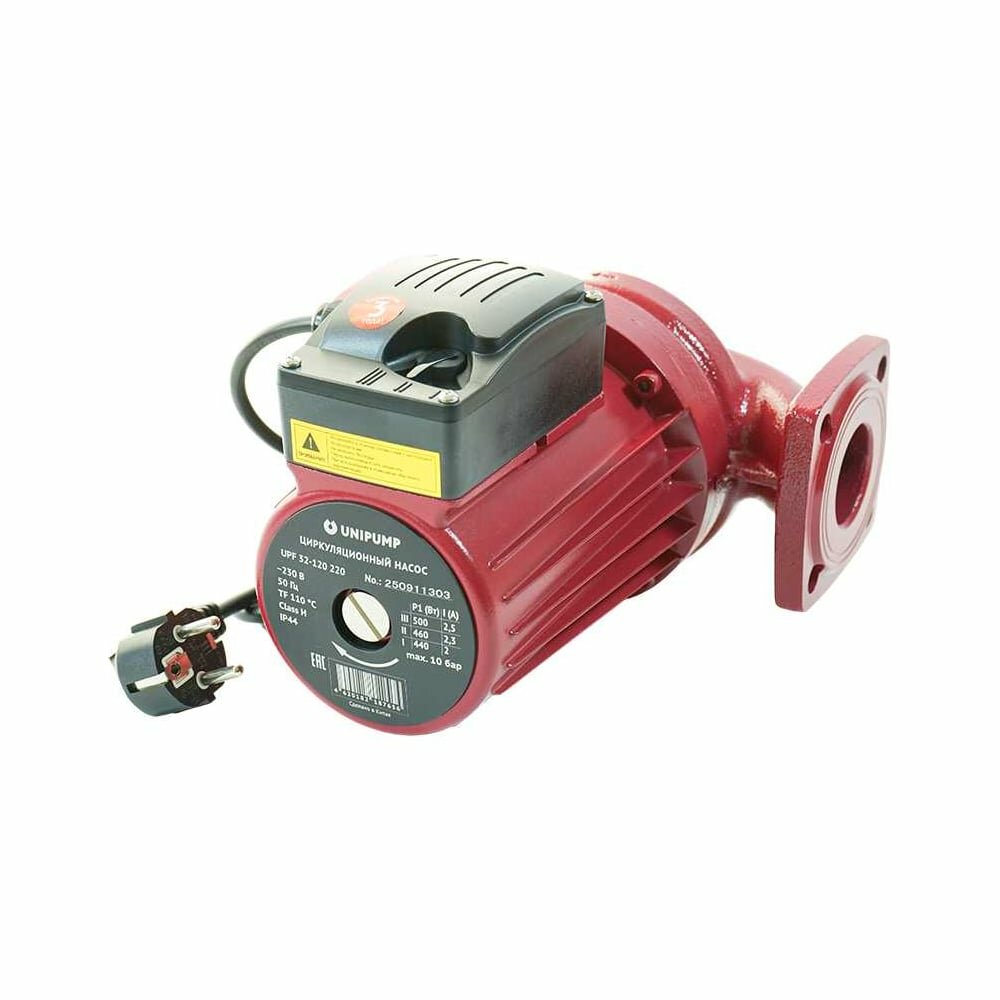 Насос циркуляционный UNIPUMP UPF 32-120 220 отопление, 3-х скоростной 97011