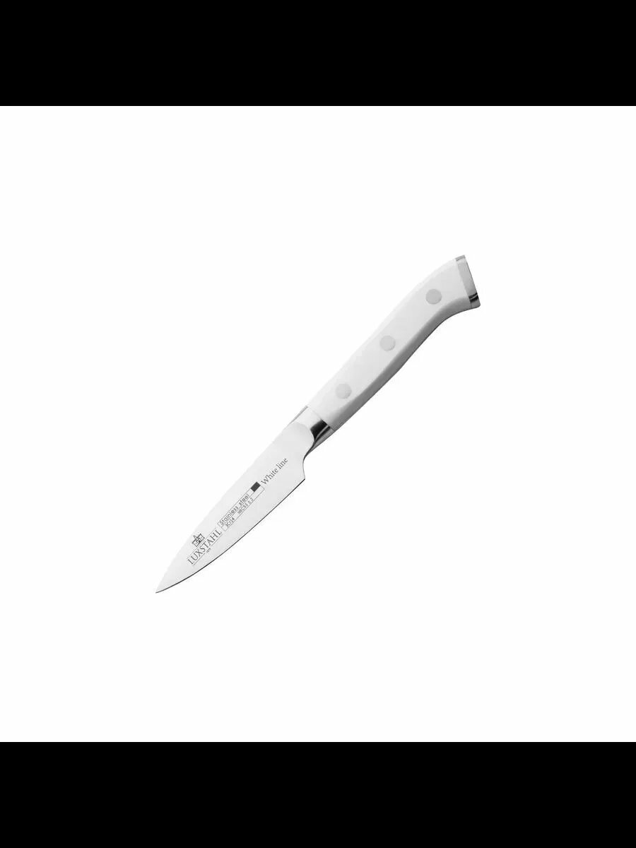 Нож овощной 80 мм из нержавеющей стали 3Cr14 White Line