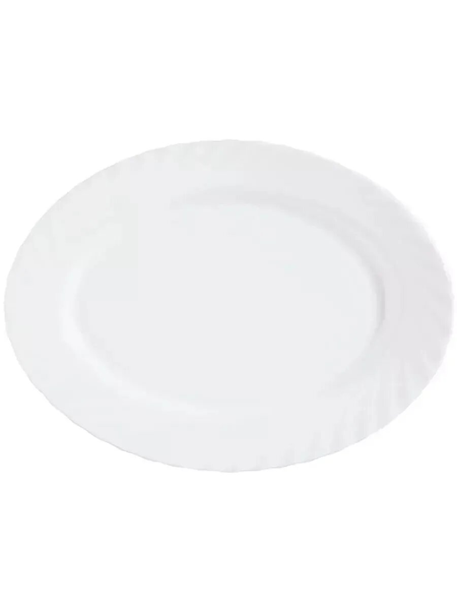 Блюдо овальное Arcoroc Trianon стеклянное 35x26 см