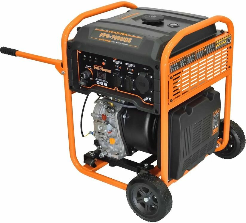 Carver PPG - 7000IDE 5.5кВт черный\оранжевый