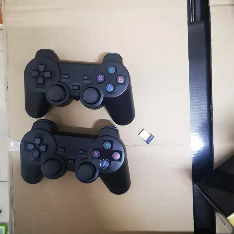 2x беспроводных игровых контроллера + 1 приемник USB 2.4G, белый цвет, полный игровой комплект