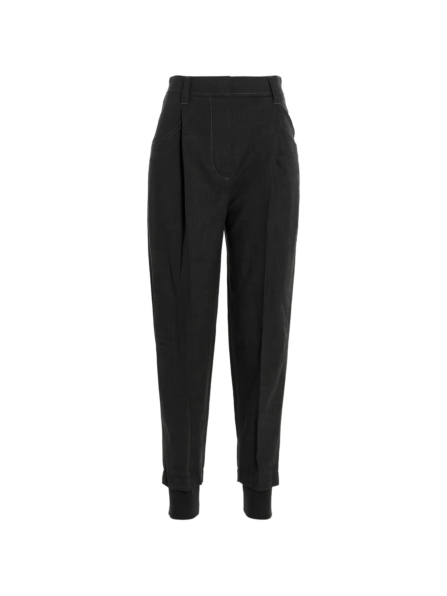 Брюки Tapered-leg pleated trousers