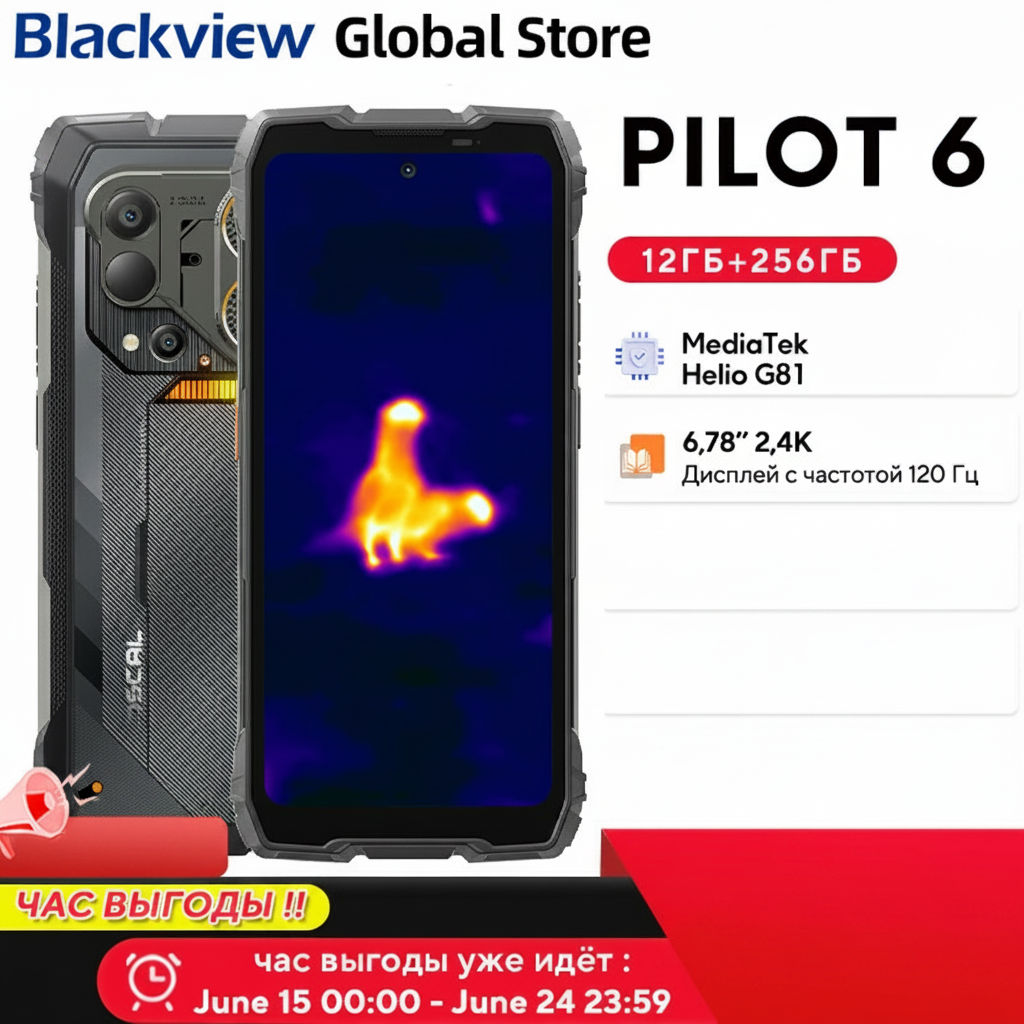 Смартфон Blackview Oscal Pilot 6, 12/256ГБ
