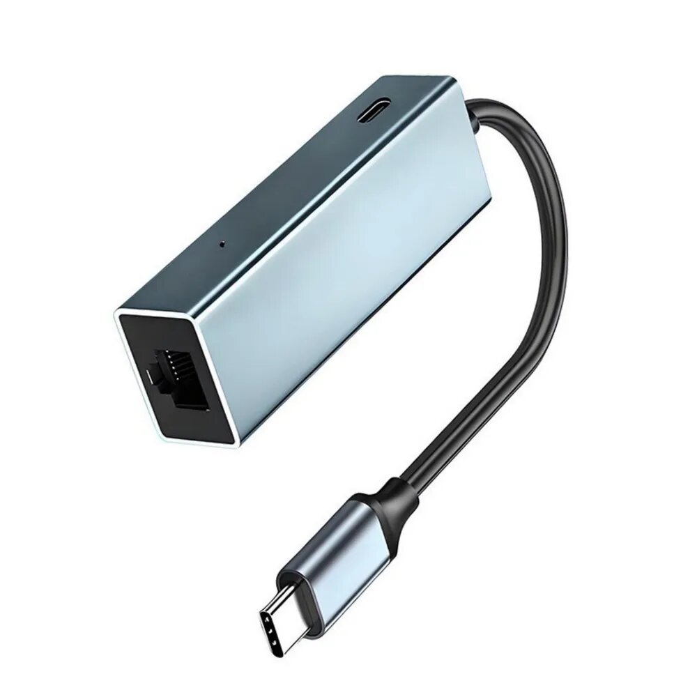 Компактный USB-C LAN-адаптер с системной поддержкой для тонких ноутбуков