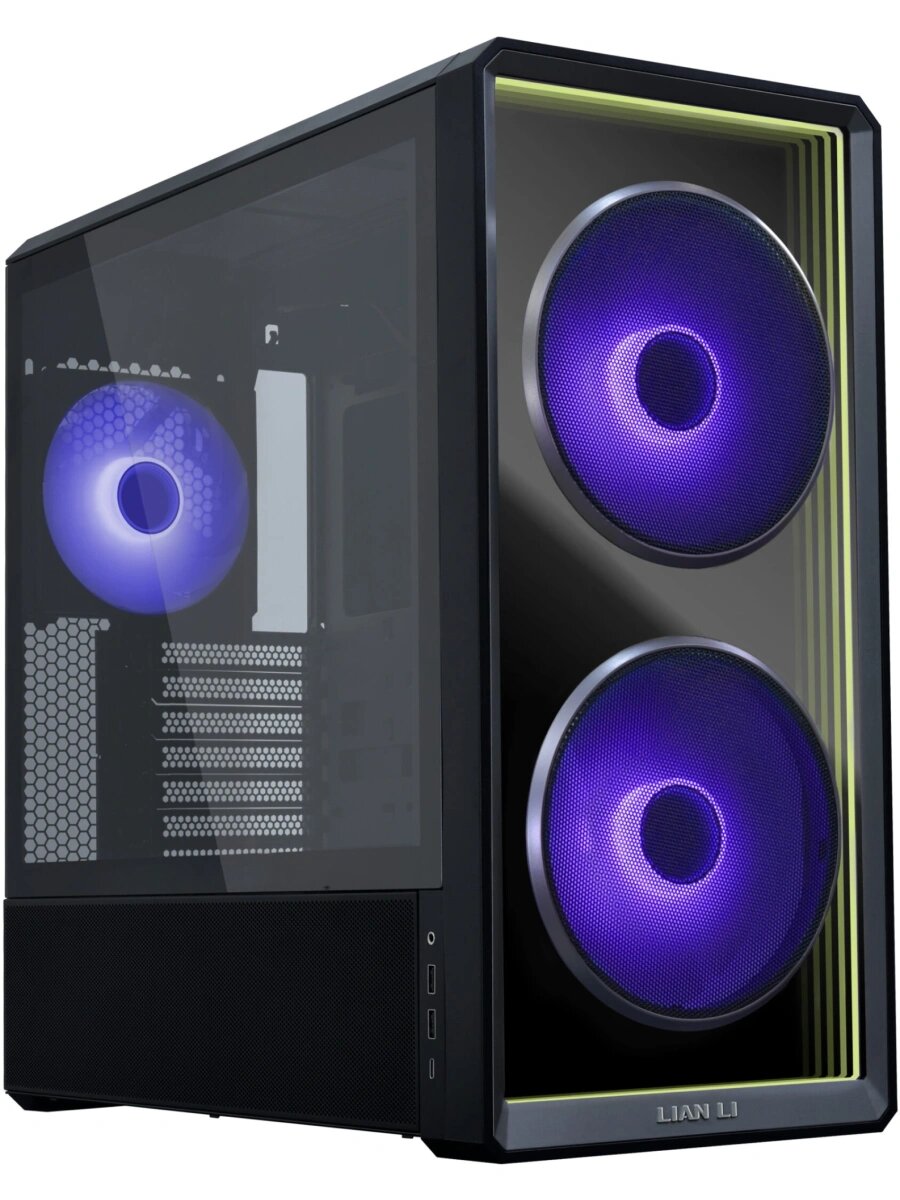 Корпус Lian-Li Lancool 217 Inf черный без БП ATX 9x120mm 2x140mm 2xUSB3.0 audio bott PSU