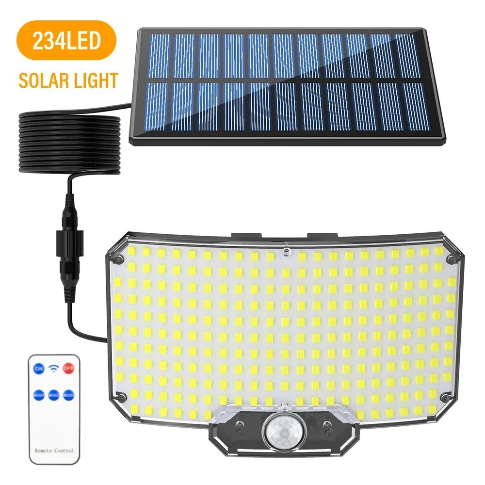 Солнечный прожектор Heinast с датчиком движения 234 LED