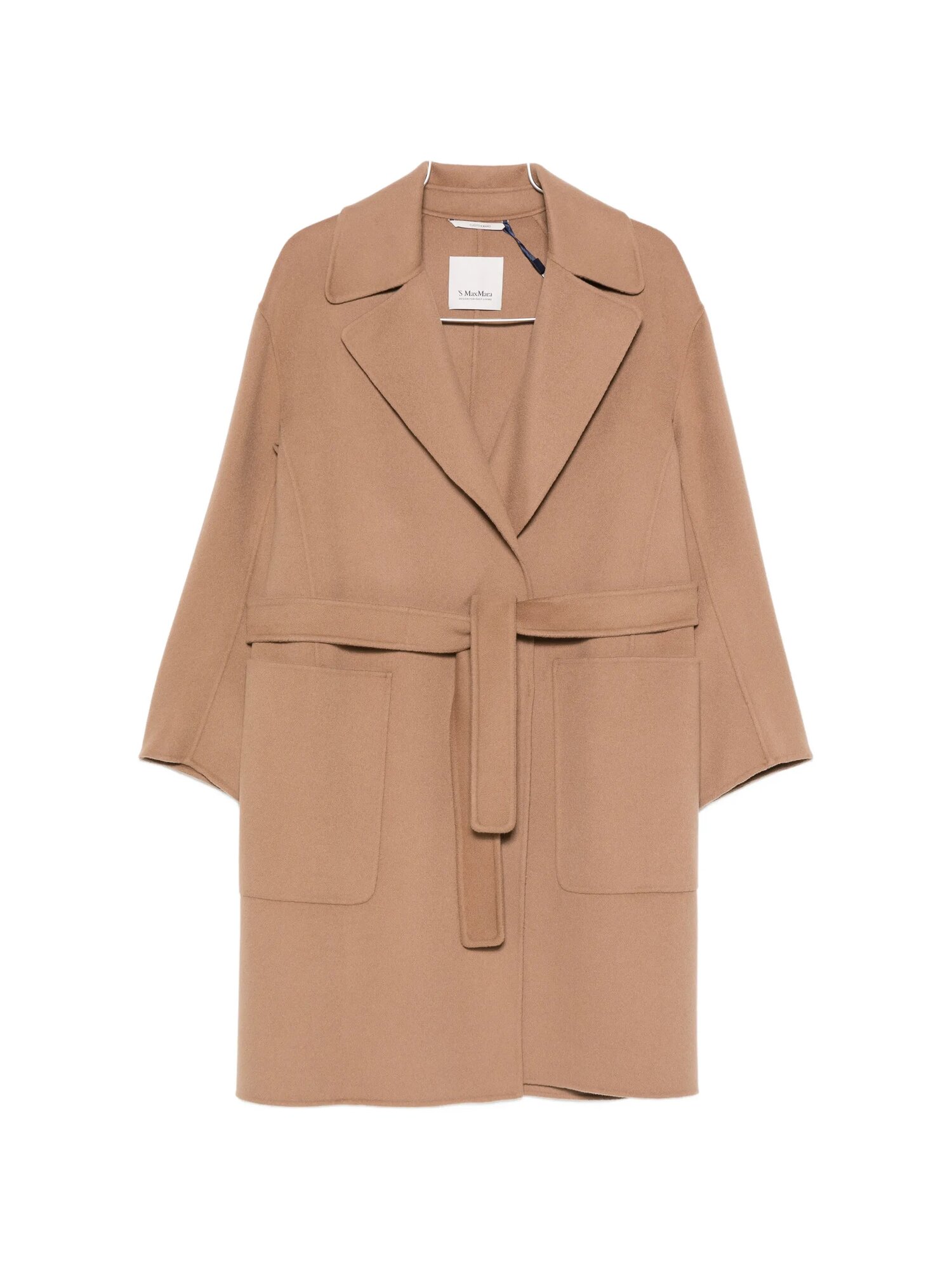Пальто Velo belted notch-lapel coat