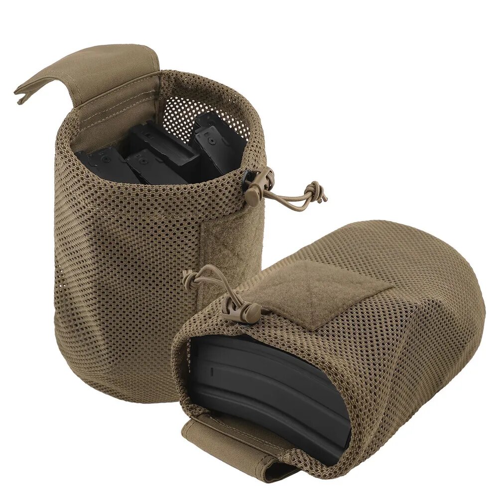 Сумка тактическая Coyote Brown из нейлона 500D, глубина 25 см, подходит для рыбалки и охоты — фото 1