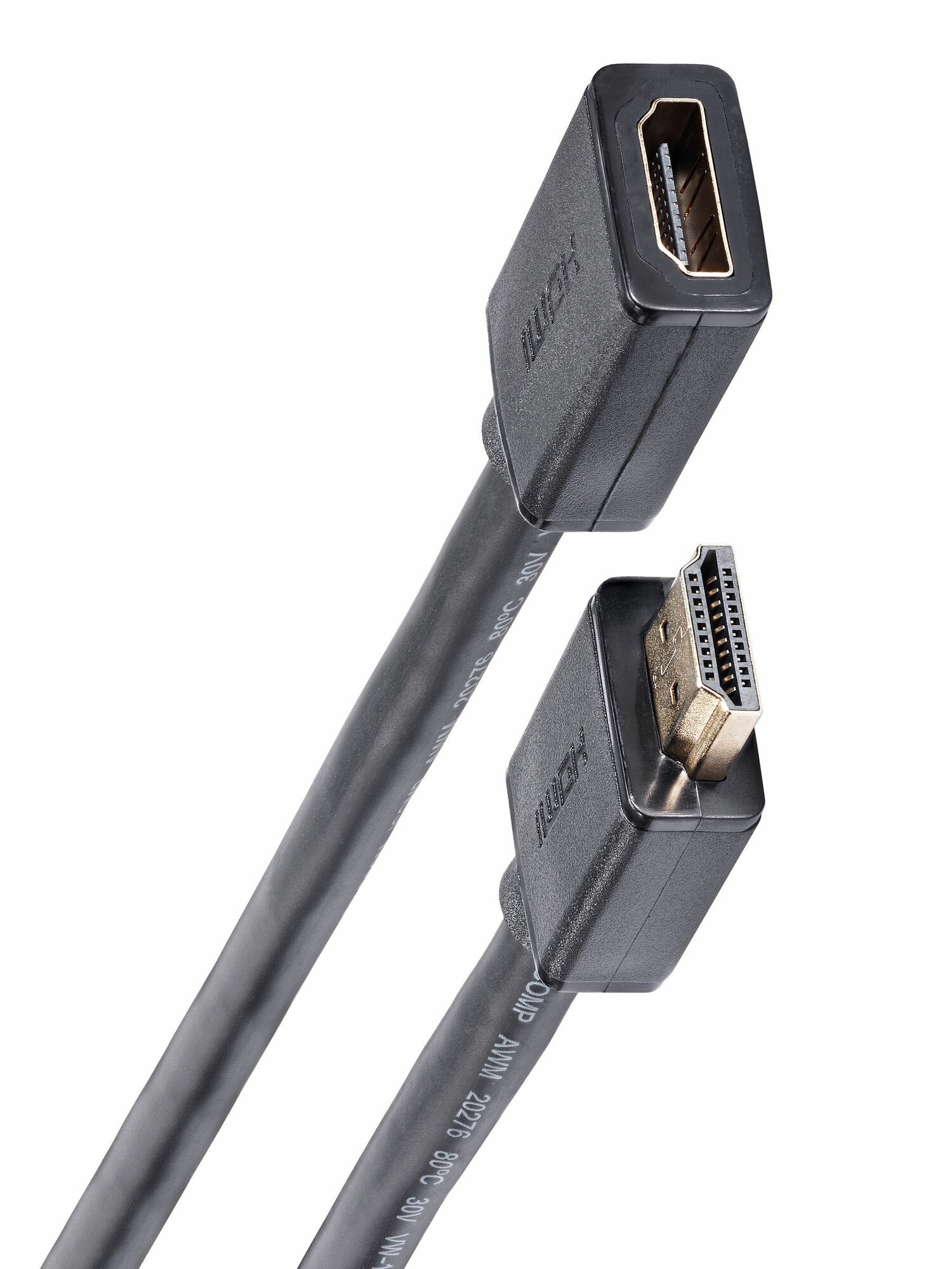 Удлинитель HDMI 2.1 (M/F) TELECOM 1 м 8K 60Hz медь провод сверхскоростной мама папа (TCG257MF-1M)