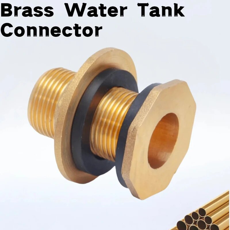 Латунный фитинг для водяного бака 1/2", 3/4", 1" 1/2"