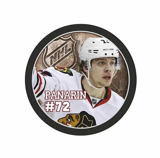 Rubena Шайба Игрок НХЛ PANARIN №72 Чикаго 1-ст.