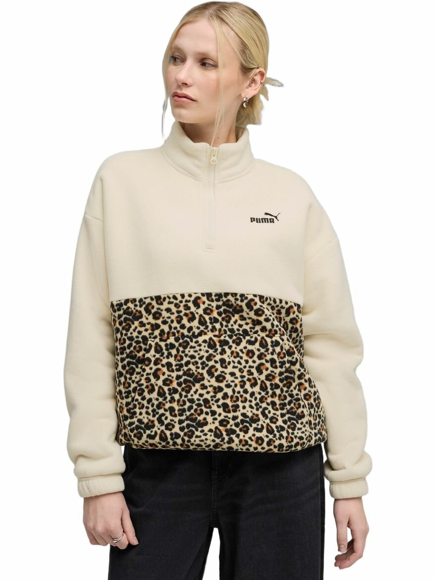 Толстовка спортивная ESS GRAPHIC Animal Relaxed Half-Zip Crew