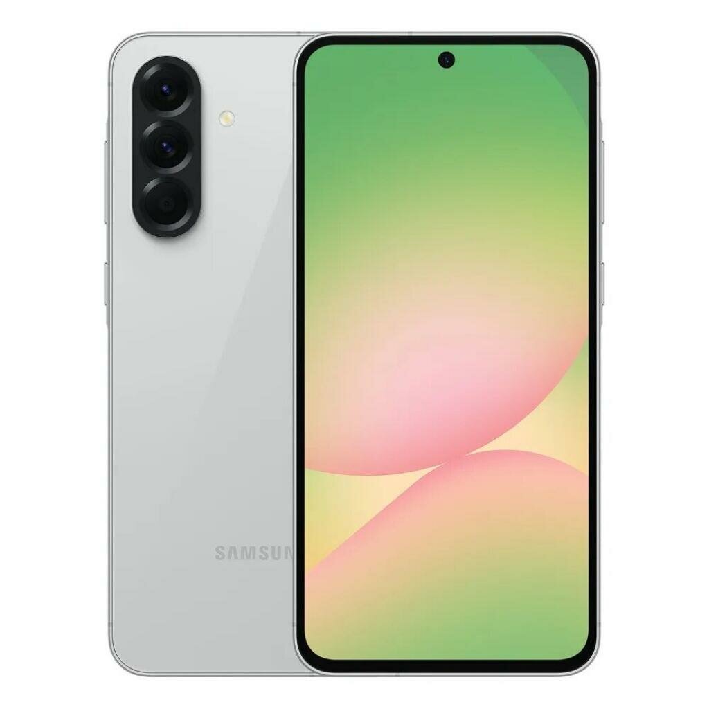 Смартфон Samsung Galaxy A56 5G, 12/256Gb, nano SIM+eSIM, Light Gray (Серый)