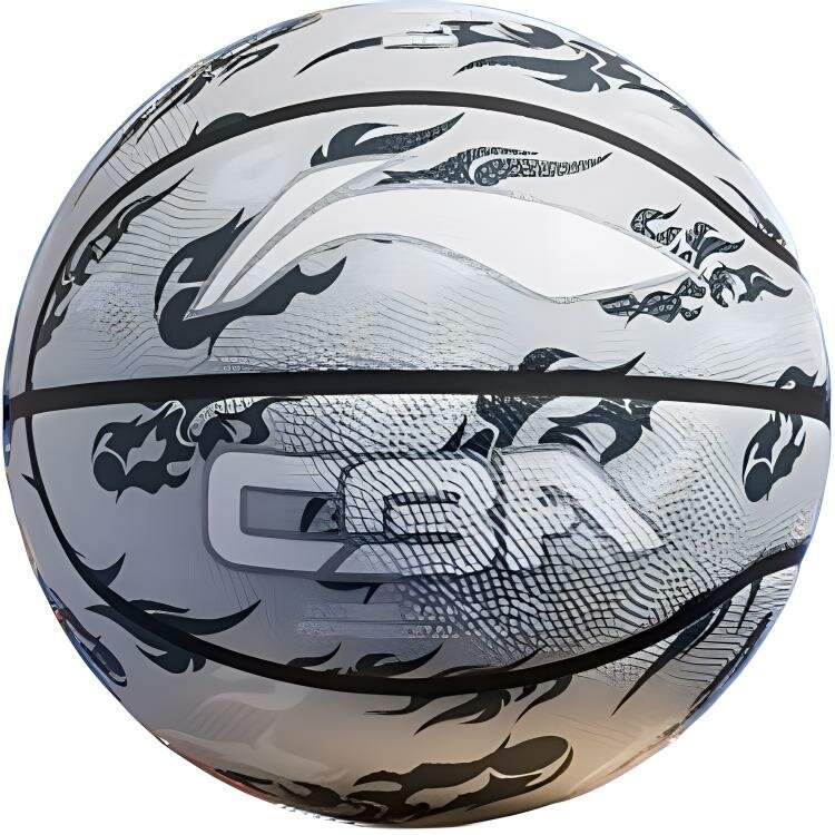 Баскетбольный мяч унисекс Li Ning Rubber Gray