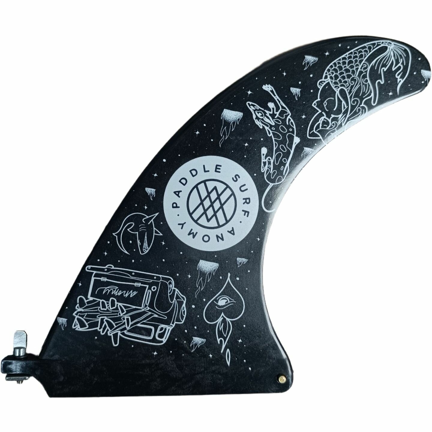 Плавник ANOMY US Box (болтик в комплекте) 8" 230mm Touring черный
