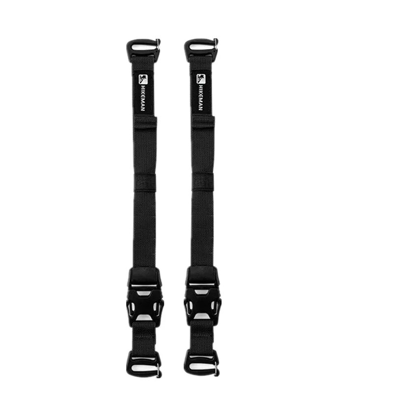 Dawndesslo Регулируемые ремни для багажа Черный, 2pcs-Black