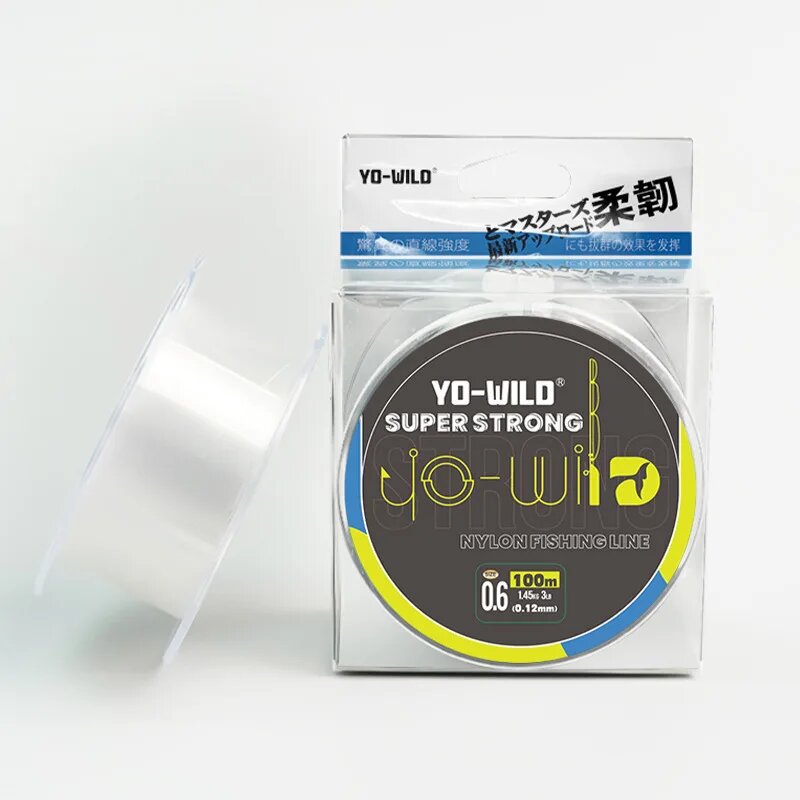 Yo-Wild Super Strong леска нейлоновая, 0.52mm, 18.5kg, 100m, цвет 2