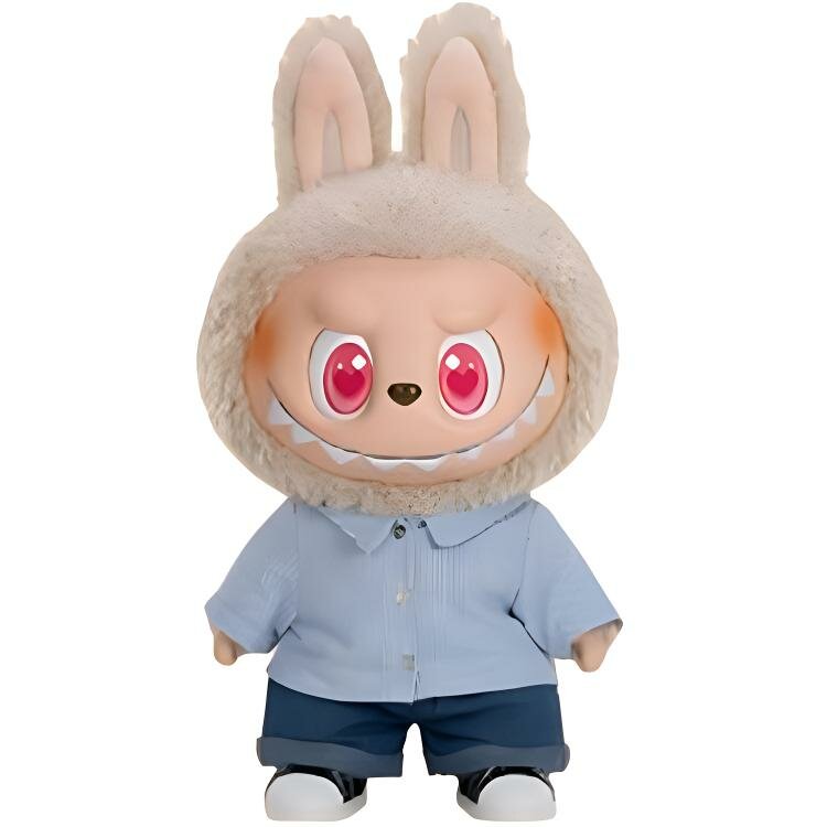 Виниловая плюшевая кукла унисекс POP MART Labubu THEMONSTERS FLIPWITH ME Plush Doll, 40 см
