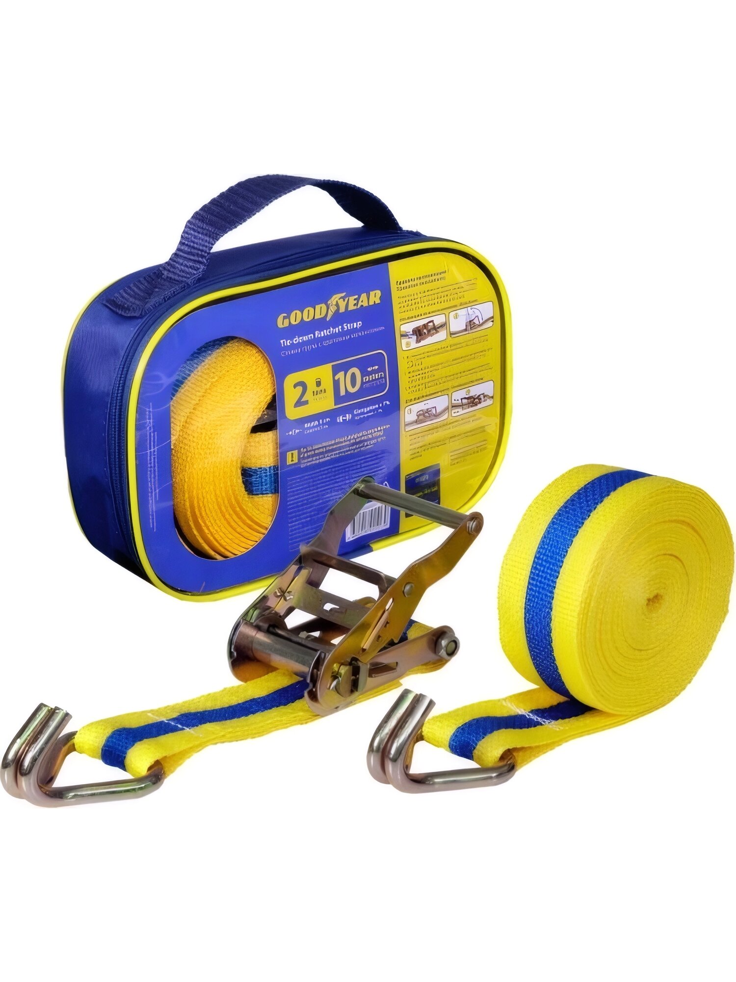 Стяжка груза с храповым механизмом Goodyear GY005203 2 т, 10 м.