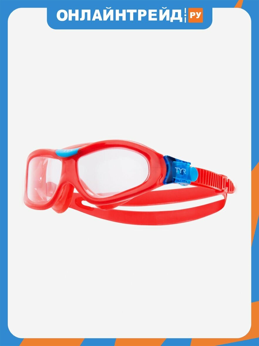 Маска для плавания детская Tyr Orion Swim Mask Kids (O/S, 158 Красный)