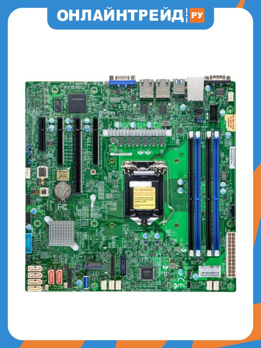 Серверная материнская плата Supermicro MBD-X12STL-F-B (LGA1200, Micro ATX) oem