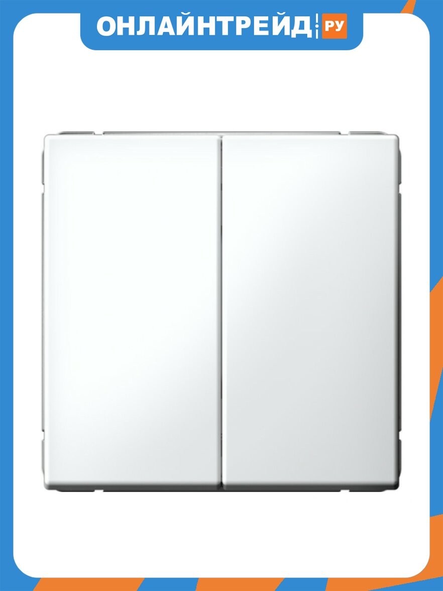 Переключатель Systeme Electric (schneider Electric) 2-кл. ArtGallery (сх. 6/2) 10AX механизм лотос, GAL001365