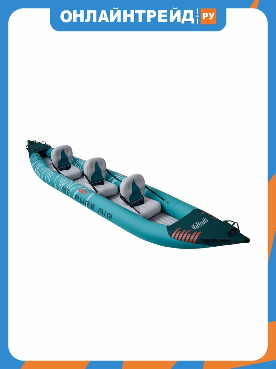 Байдарка надувная Aqua Marina Kayak Glider-475 475x83х42см,3 весла, 3 сиденья, киль, до 230кг