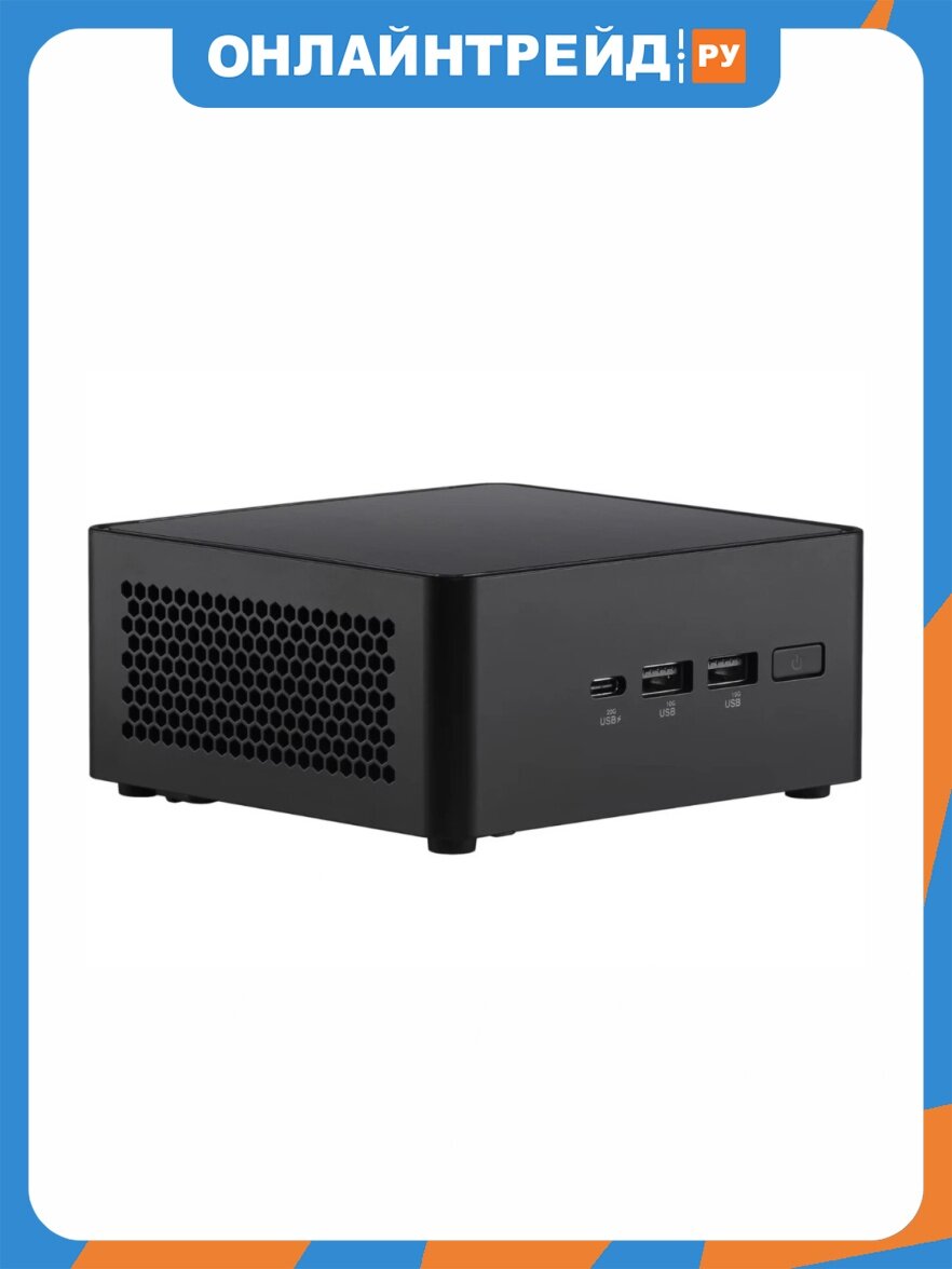 Платформа Asus NUC14RVH (Core 3 100U 1.2 ГГц, 2xDDR5 SO-DIMM, M.2 / 2.5" Drive, Intel Iris Xe Graphics, NoOS)
