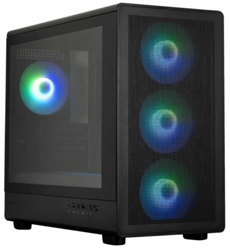 Компьютерный корпус ZALMAN M5 (M5) черный - Mini Tower, Micro-ATX, USB 2.0 Type-A, USB 3.2 Gen 1 Type-A