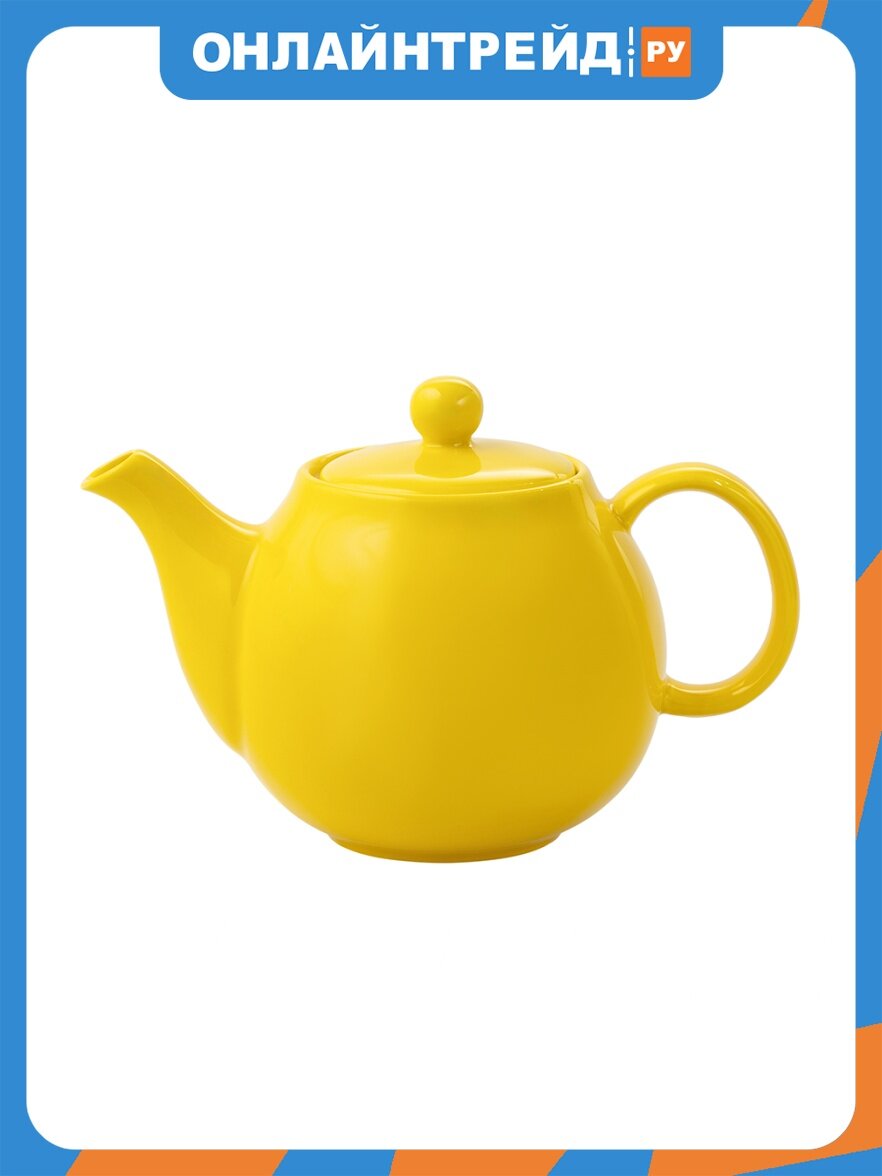 Чайник заварочный с ситом Liberty Jones Pure, 1 л, желтый