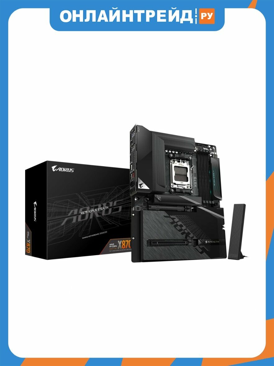Материнская плата Gigabyte X870 AORUS STEALTH (AM5, ATX)