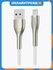 Кабель Deppa Apollo USB-А - Lightning, 1м, белый