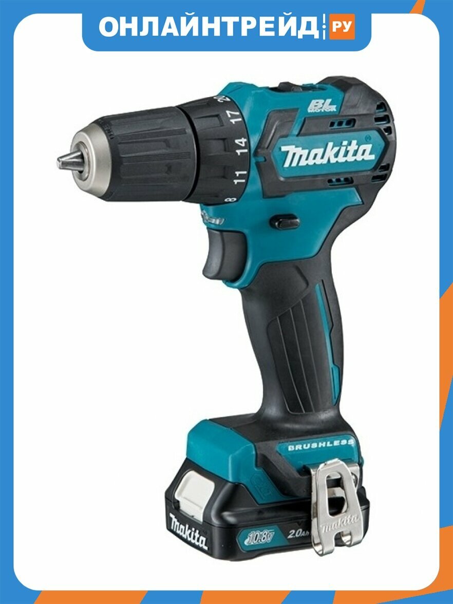 Дрель-шуруповерт аккумуляторная Makita DF332DWAE CXT