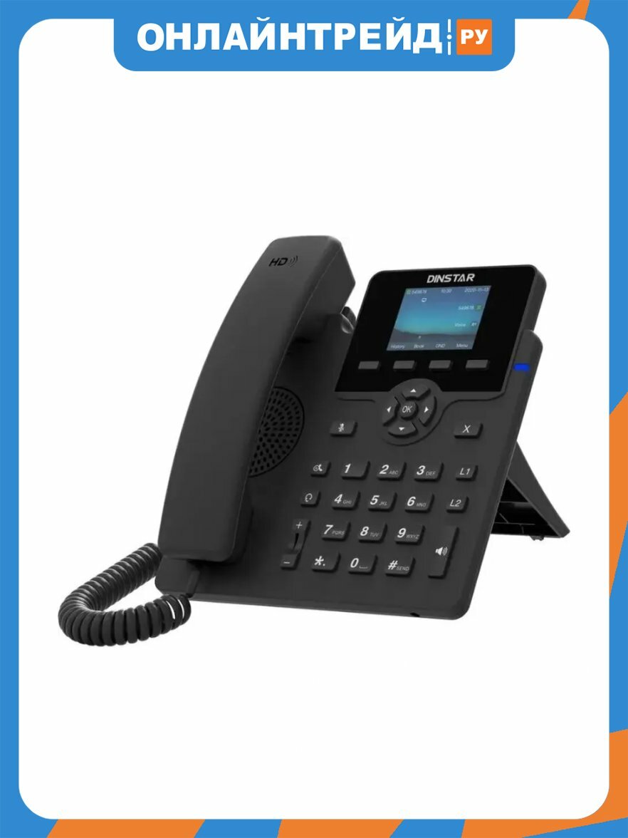 IP Телефон Dinstar C62UP черный