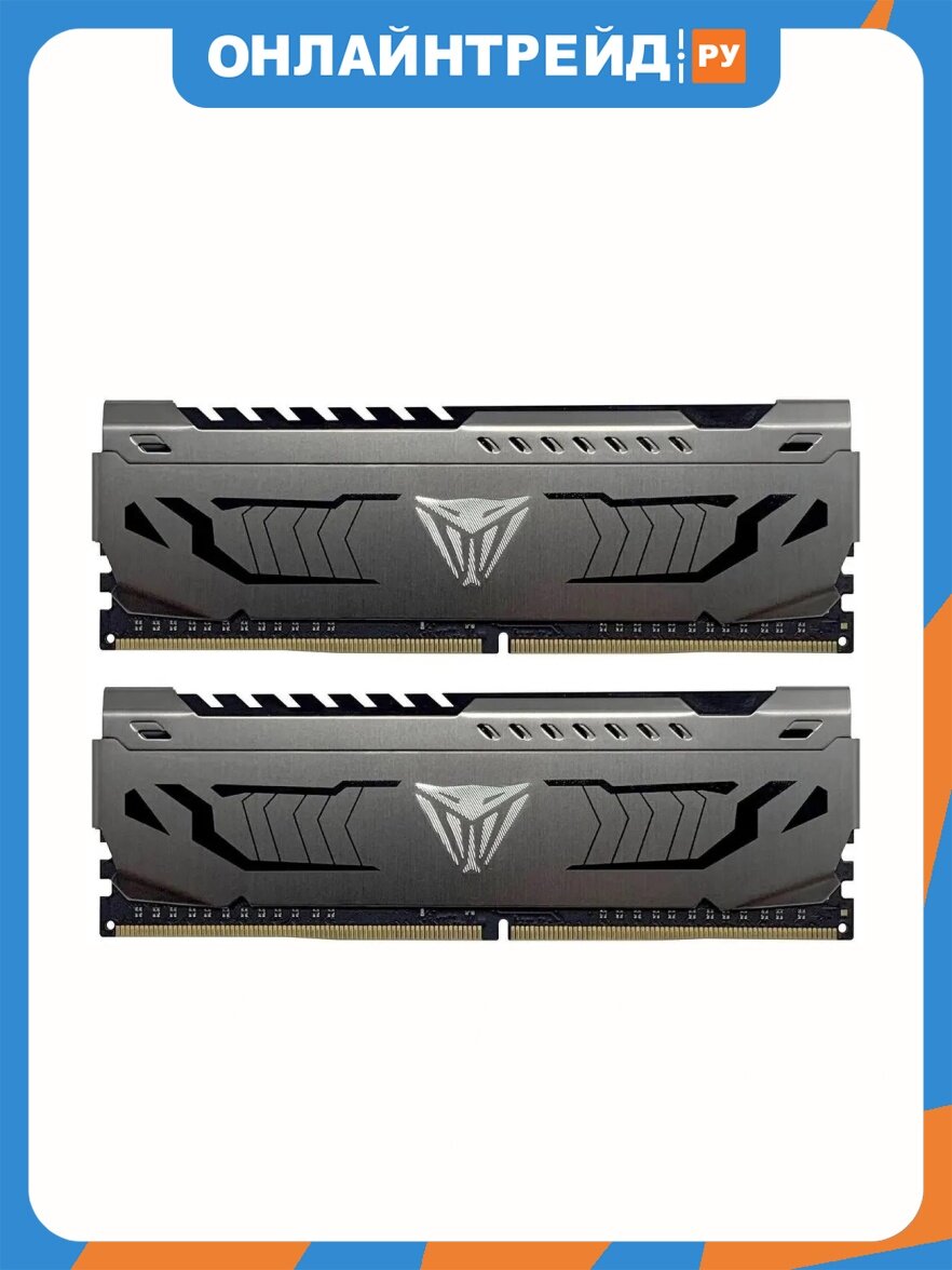 Оперативная память Patriot Memory PATRIOT 32Gb (16GBx2) DDR4-3200 Viper Steel DIMM (PVSR432G320C6K)