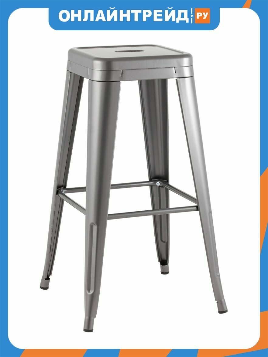 Стул барный Stool Group TOLIX серебристый матовый KD