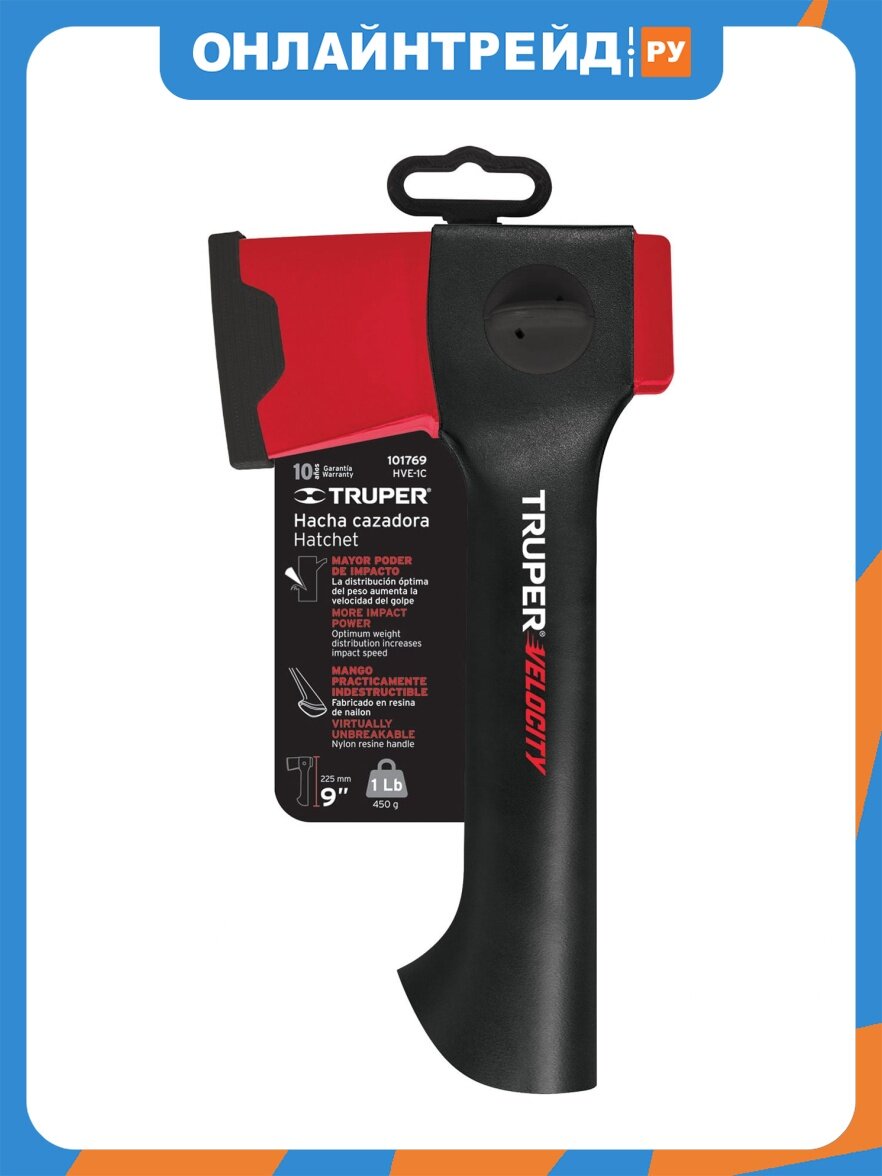 Топорик Truper туристический 0,45 кг HVE-1C 101769