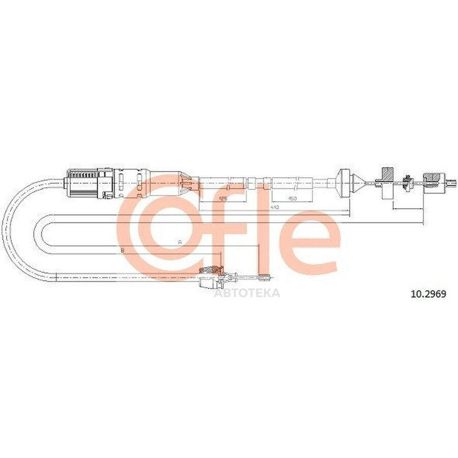 Трос сцепления COFLE 92102969